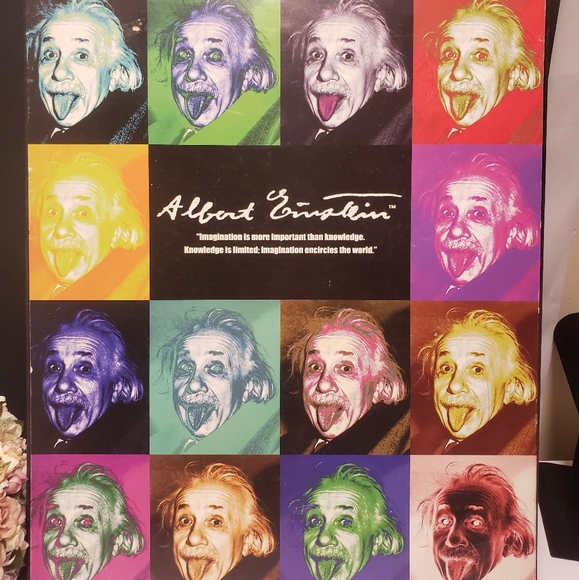 Vintage | Wall Decor | Unique Albert Einstein Face Wall Art | Poshmark